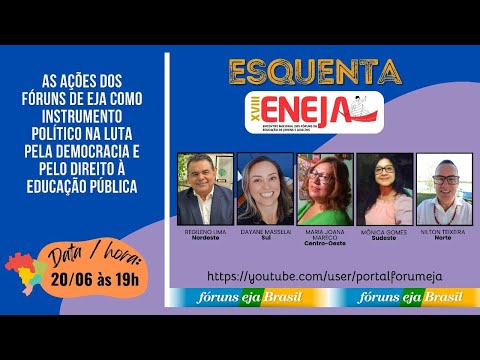 Esquenta ENEJA – 2024 | Belém-PA: luta pela democracia e pelo direito à ...